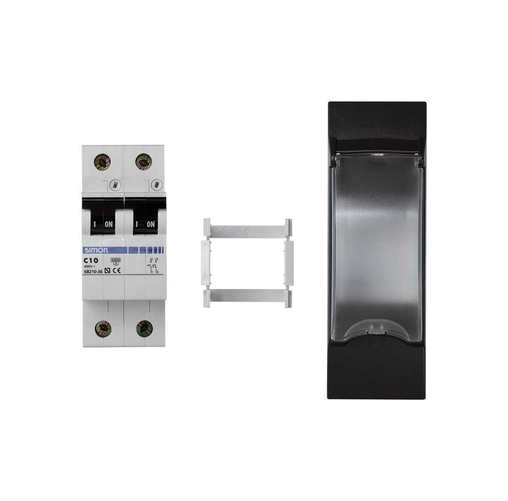 Simon Kf04B/14 Pl K45 3 Mec Con Magnetotermico 10 A, Formato Din